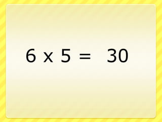 Multiplication 6s | PPT