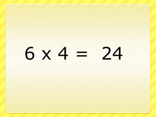 Multiplication 6s | PPT
