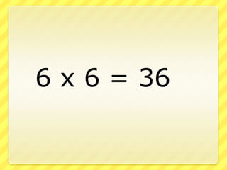 Multiplication 6s | PPT
