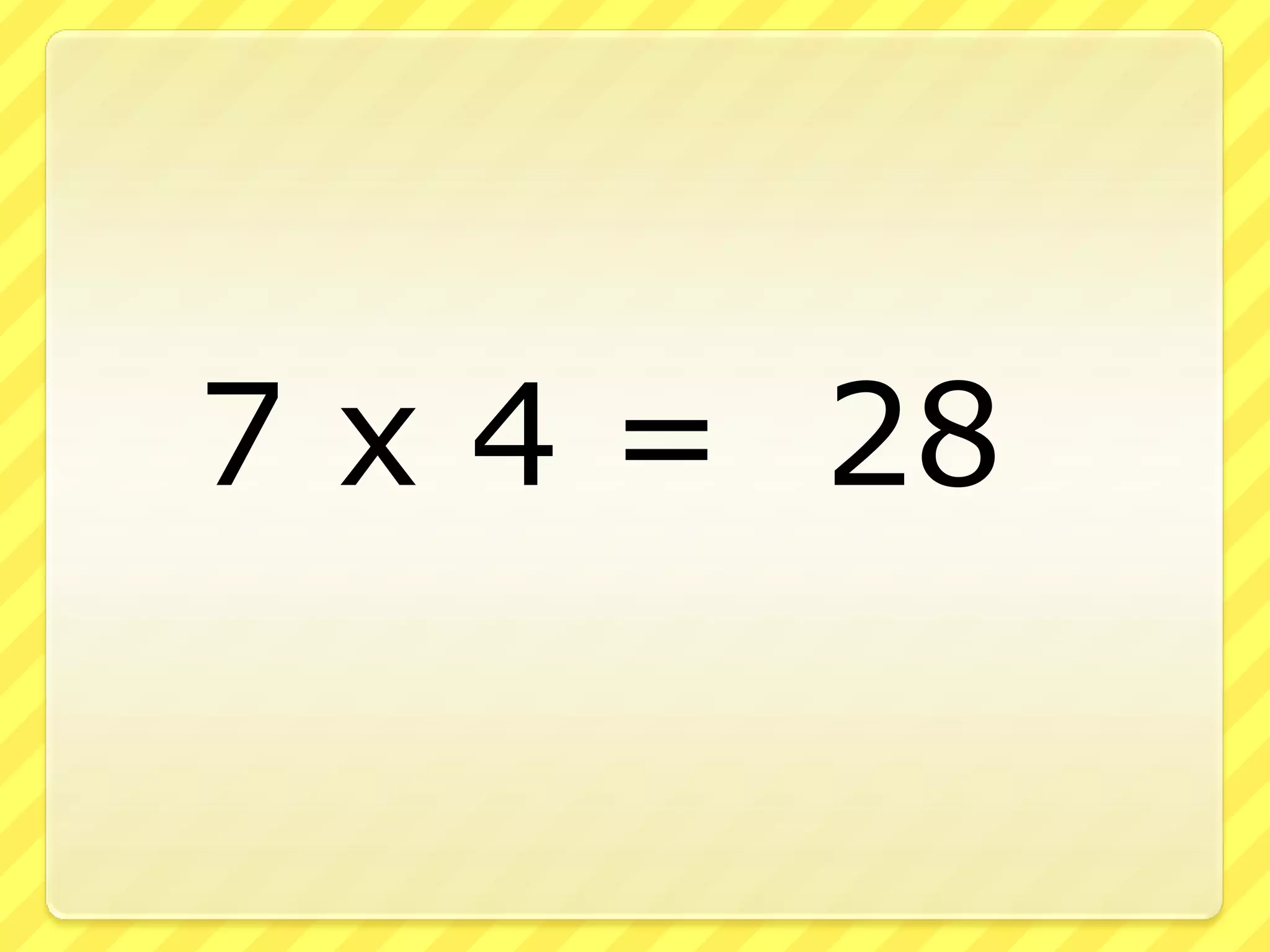 Multiplication 7s | PPSX