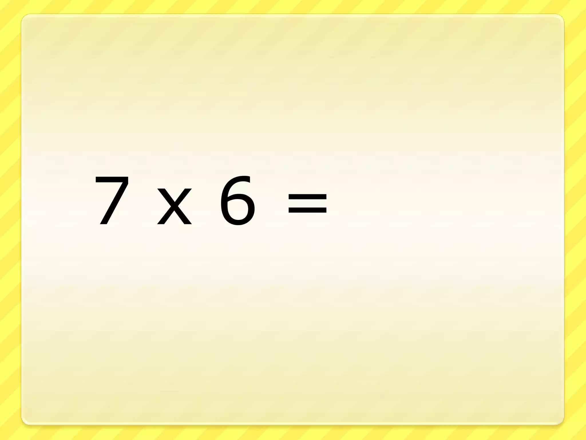 Multiplication 7s | PPSX