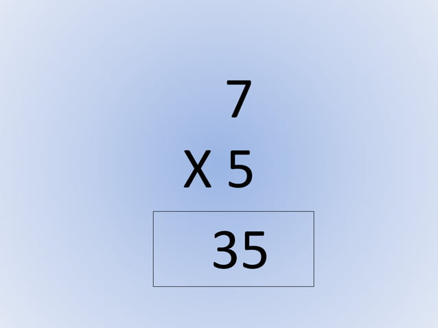 Multiplication 7s | PPTX