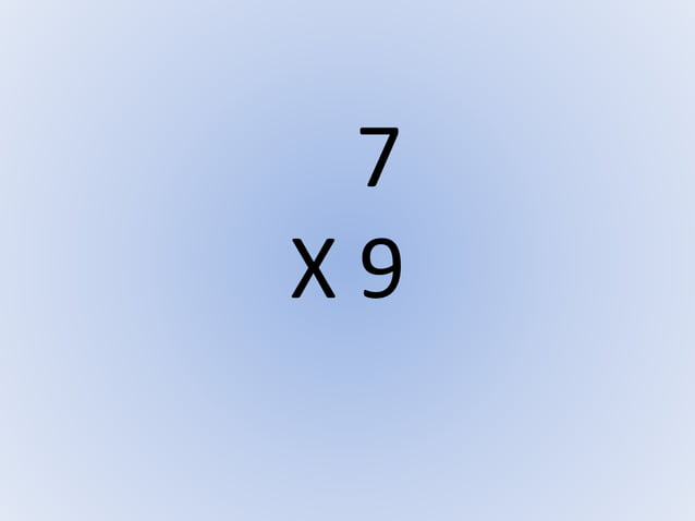 Multiplication 7s | PPTX