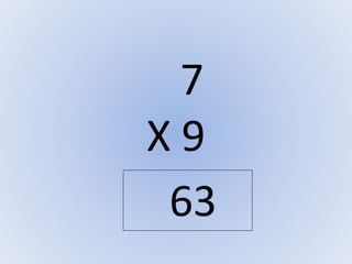 Multiplication 7s | PPT