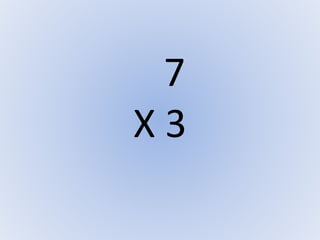 Multiplication 7s | PPTX