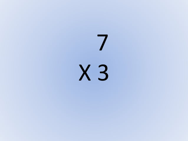 Multiplication 7s | PPTX