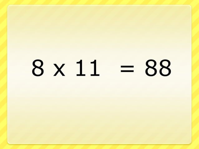 Multiplication 8s | PPSX | Homework and Study | Education