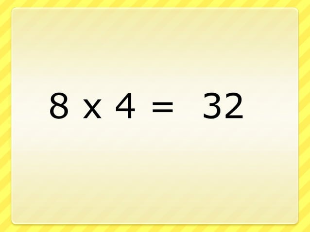 Multiplication 8s | PPSX | Homework and Study | Education