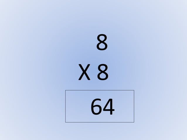 Multiplication 8s | PPTX