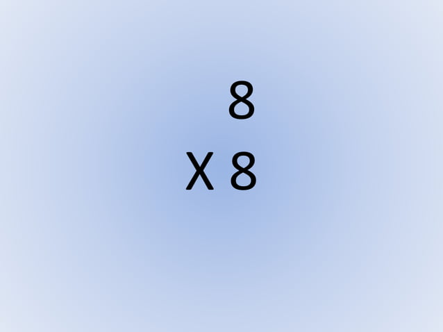 Multiplication 8s | PPT