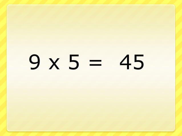 Multiplication 9s | PPT