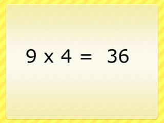 Multiplication 9s | PPT