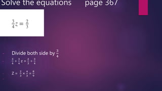 Multiplication and division equation | PPTX | Homework and Study ...