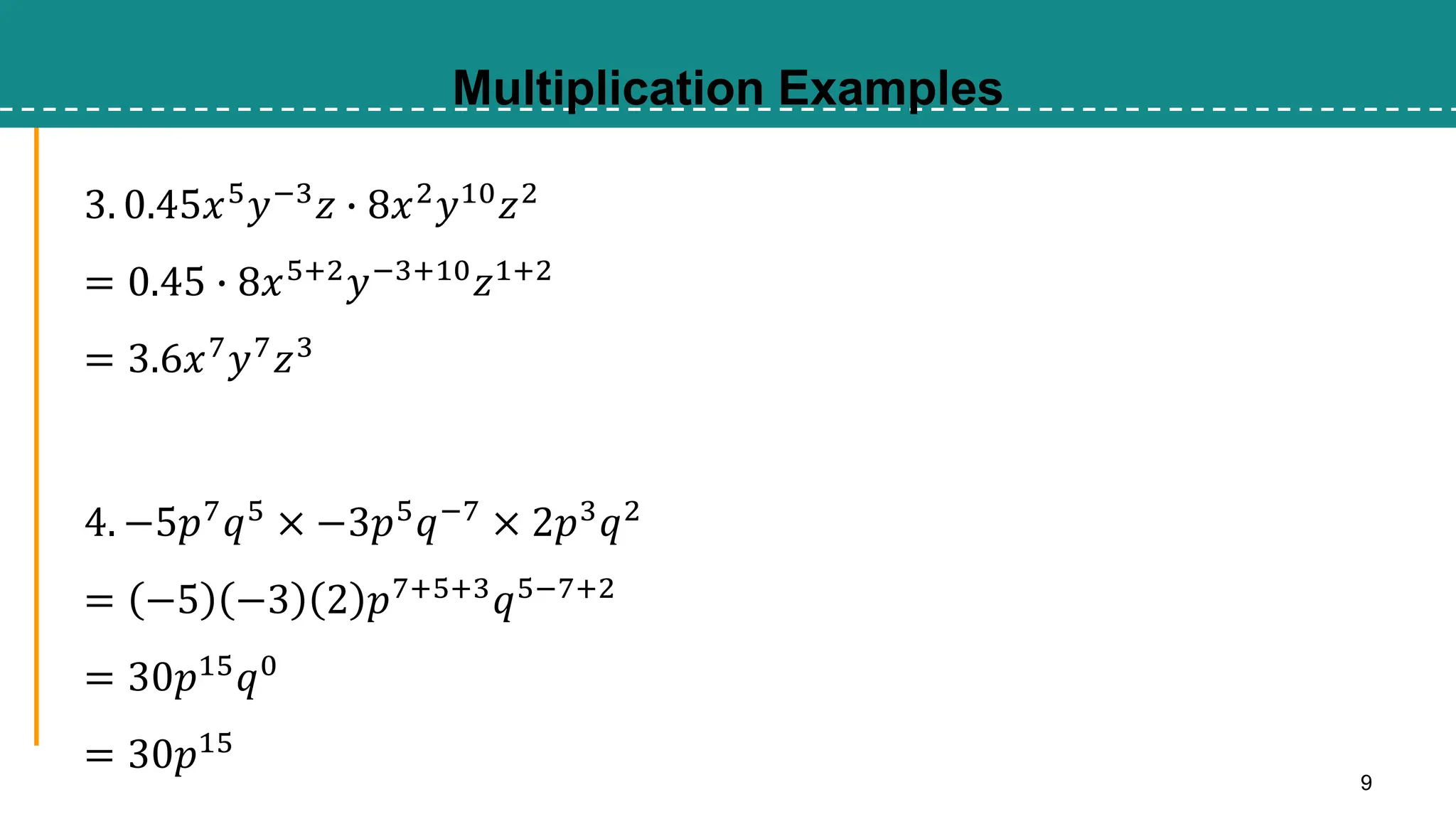 Multiplication and division of algebraic terms.pptx