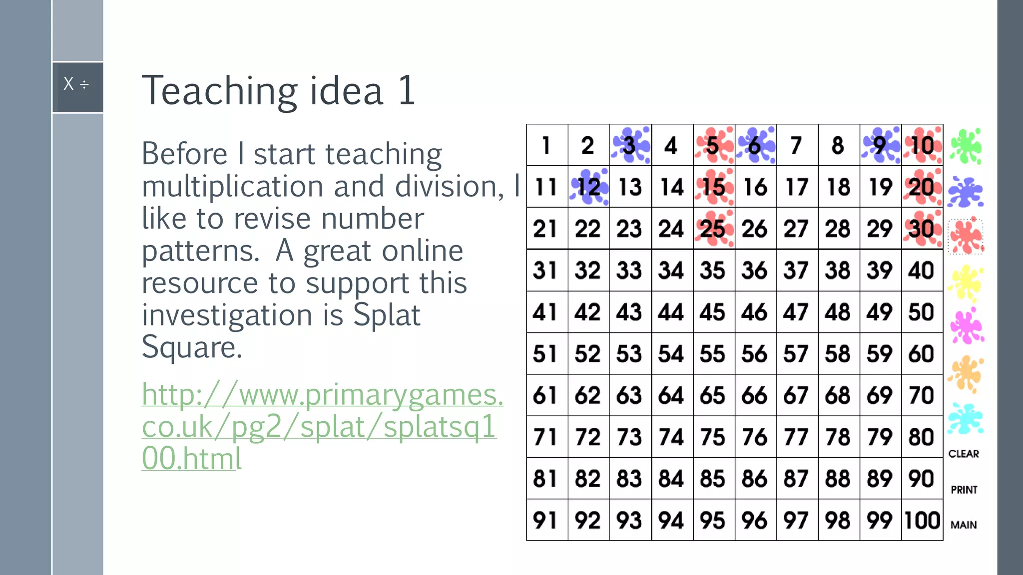 Multiplication & division teaching ideas | PPTX