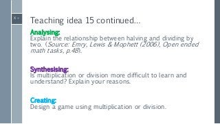 Multiplication & division teaching ideas | PPT