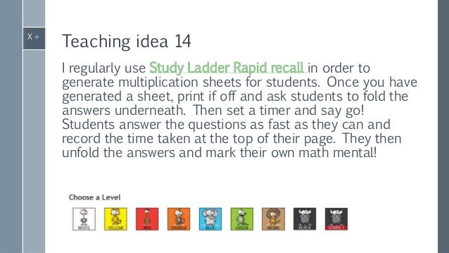 Multiplication & division teaching ideas