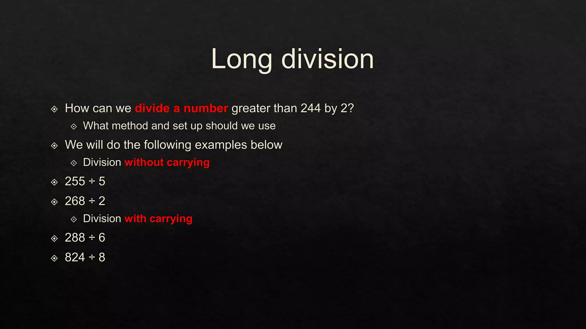Multiplication & division | PPTX