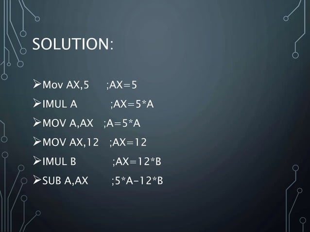 Multiplication & division instructions microprocessor 8086 | PPTX