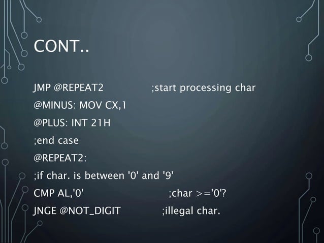 Multiplication & division instructions microprocessor 8086 | PPTX