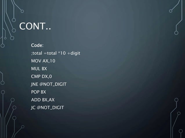 Multiplication & division instructions microprocessor 8086 | PPTX