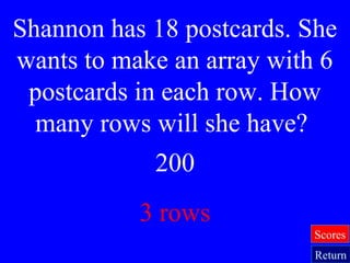 Multiplication division jeopardy | PPT