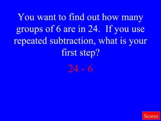 Multiplication division jeopardy | PPT