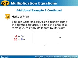 Multiplication equations | PPT