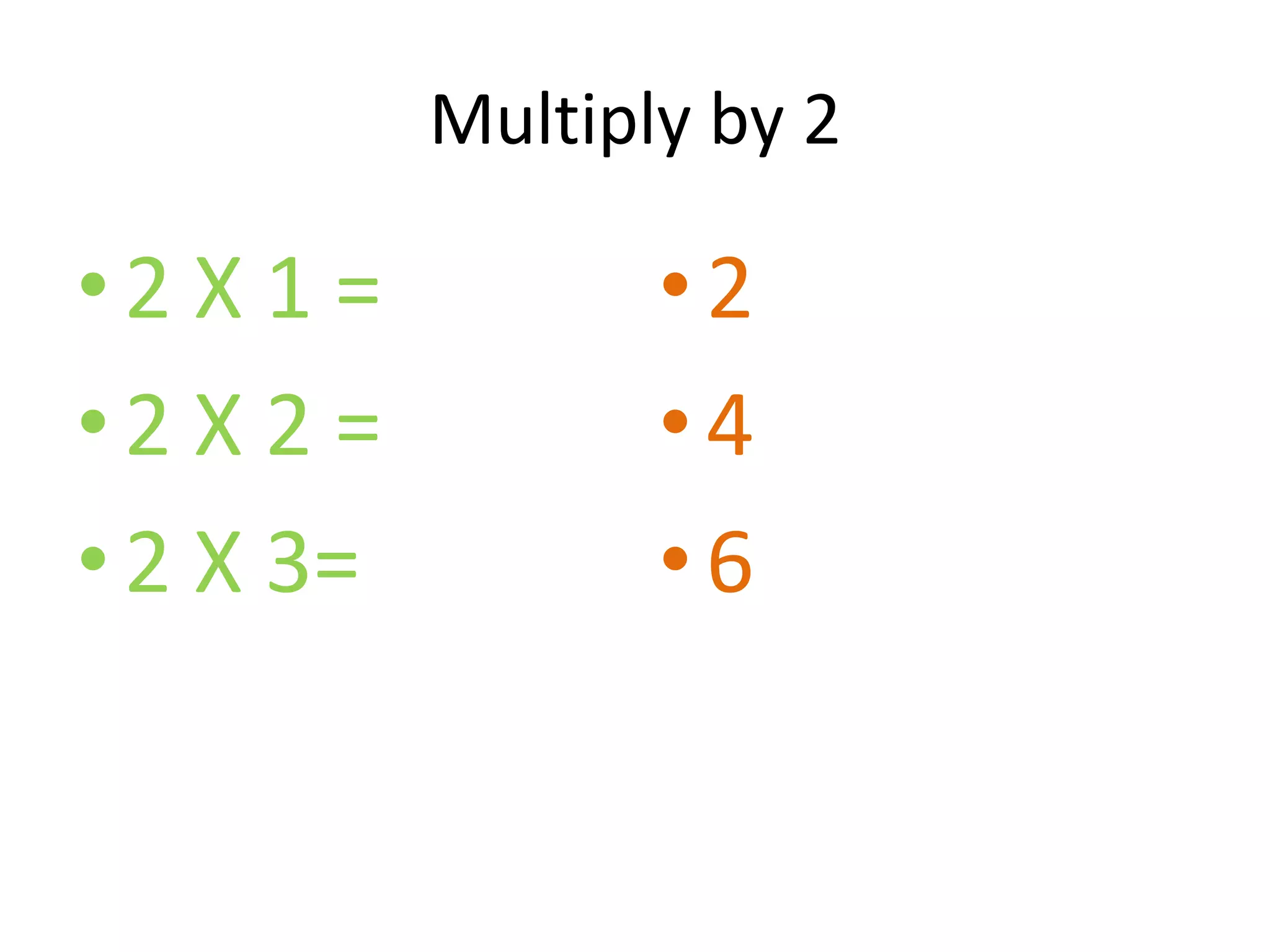 Multiplication Facts | PPT
