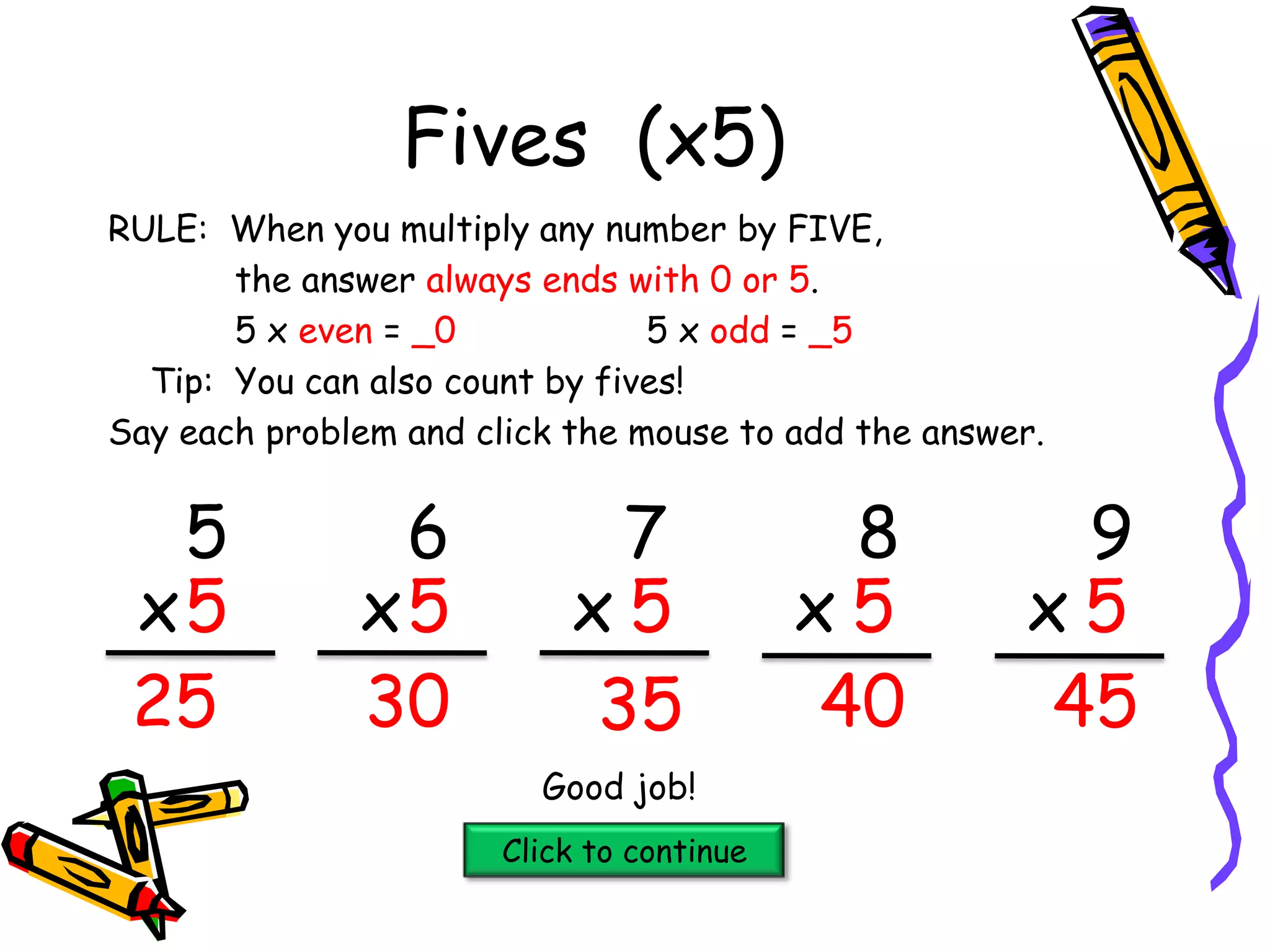 Multiplication facts | PPTX