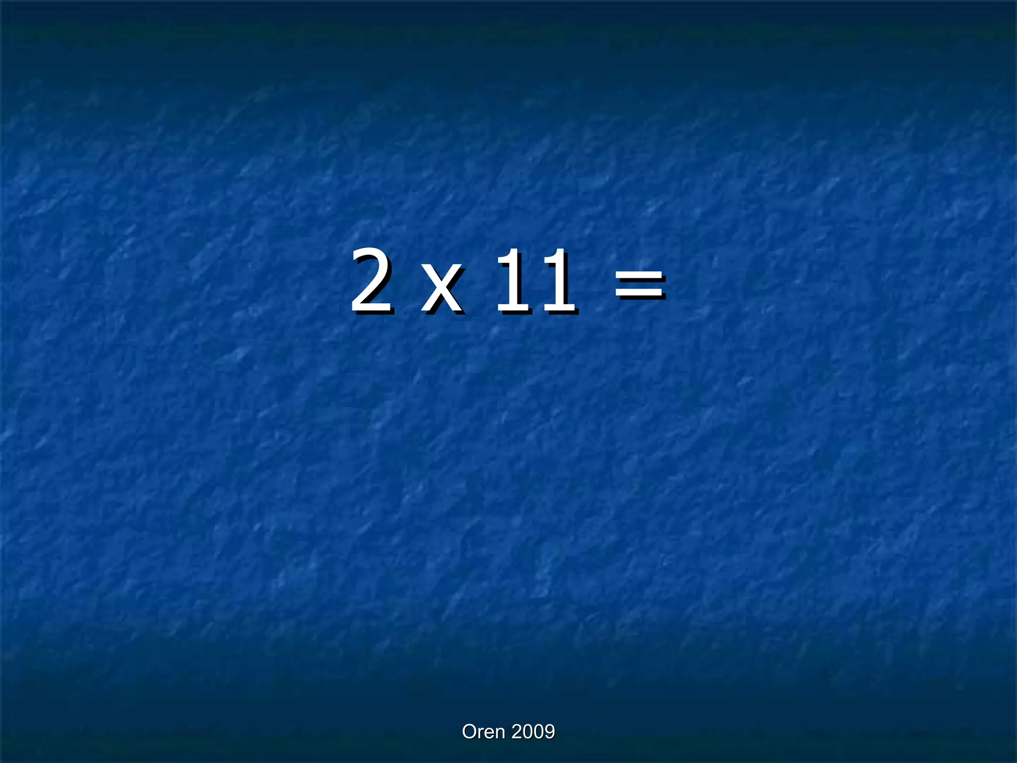 Multiplication Facts.2s