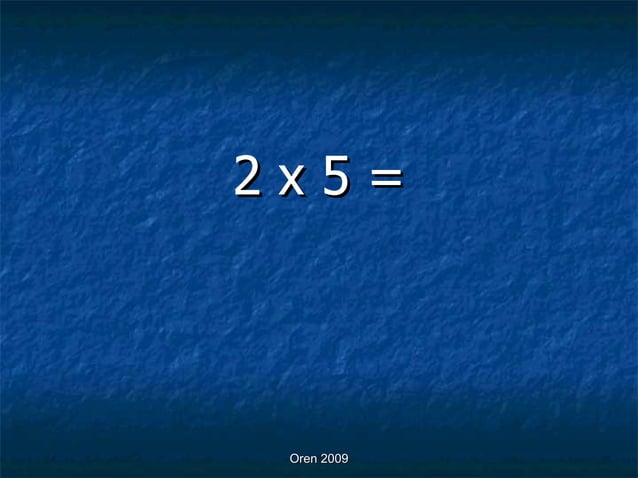 Multiplication Facts.2s
