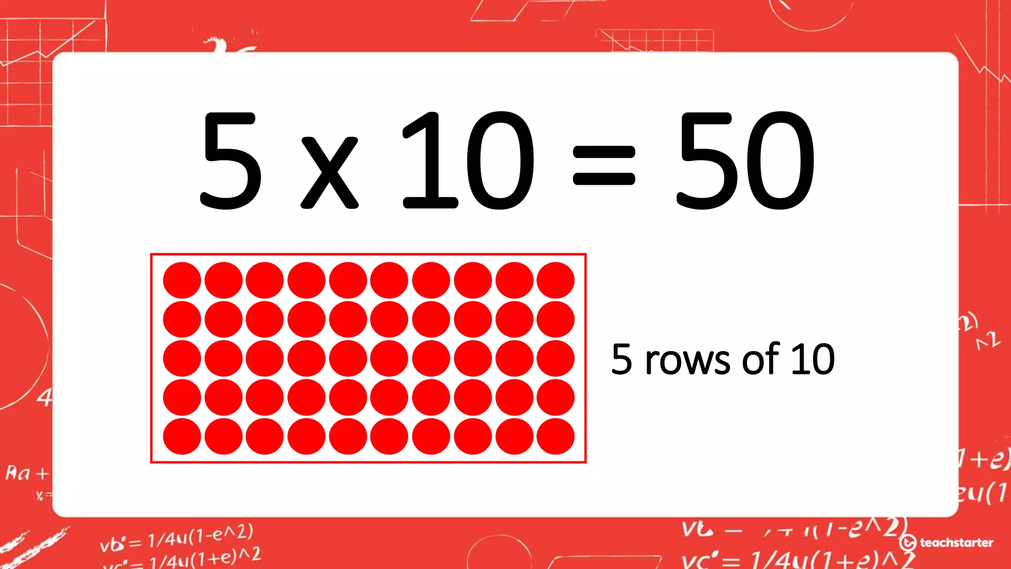 Multiplication facts 5s | PPTX