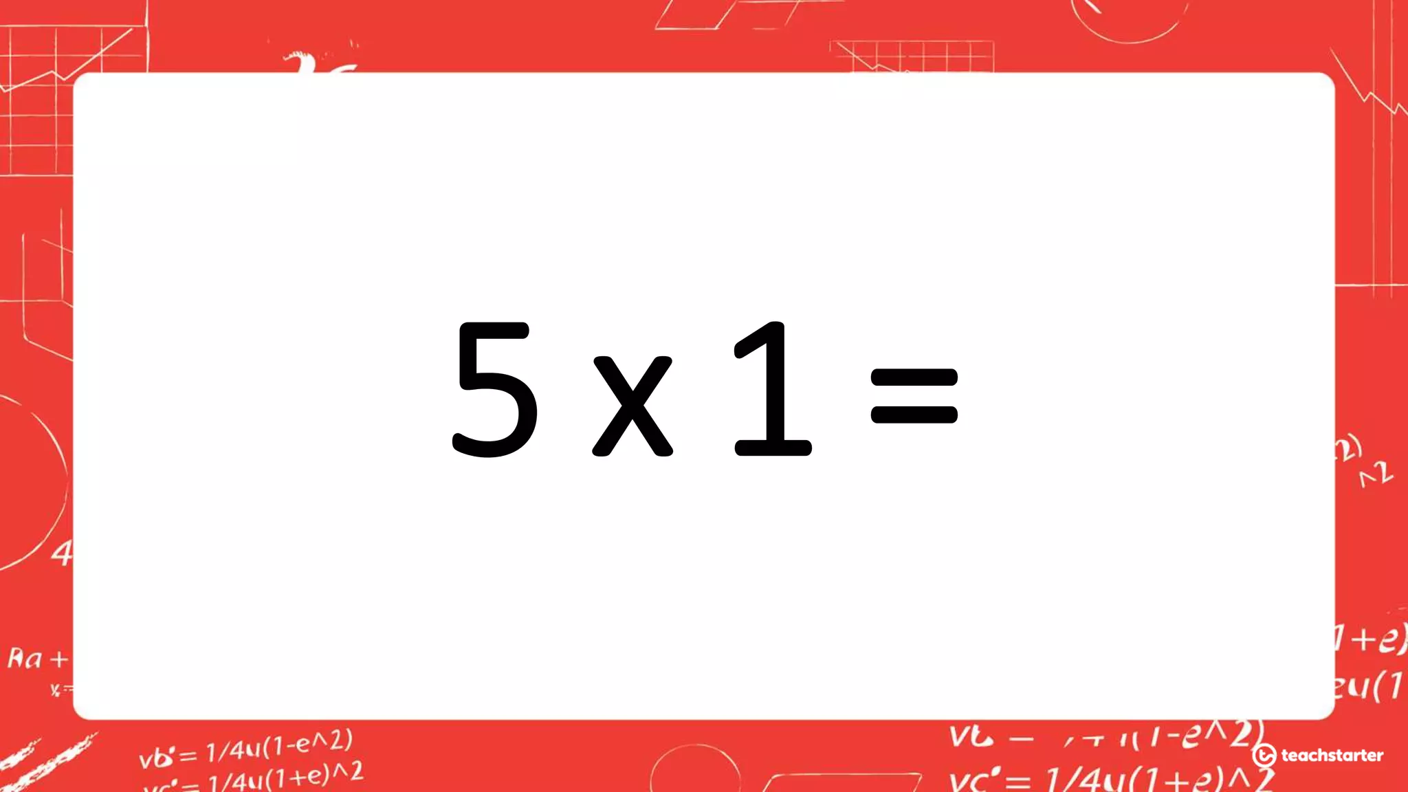 Multiplication facts 5s | PPTX