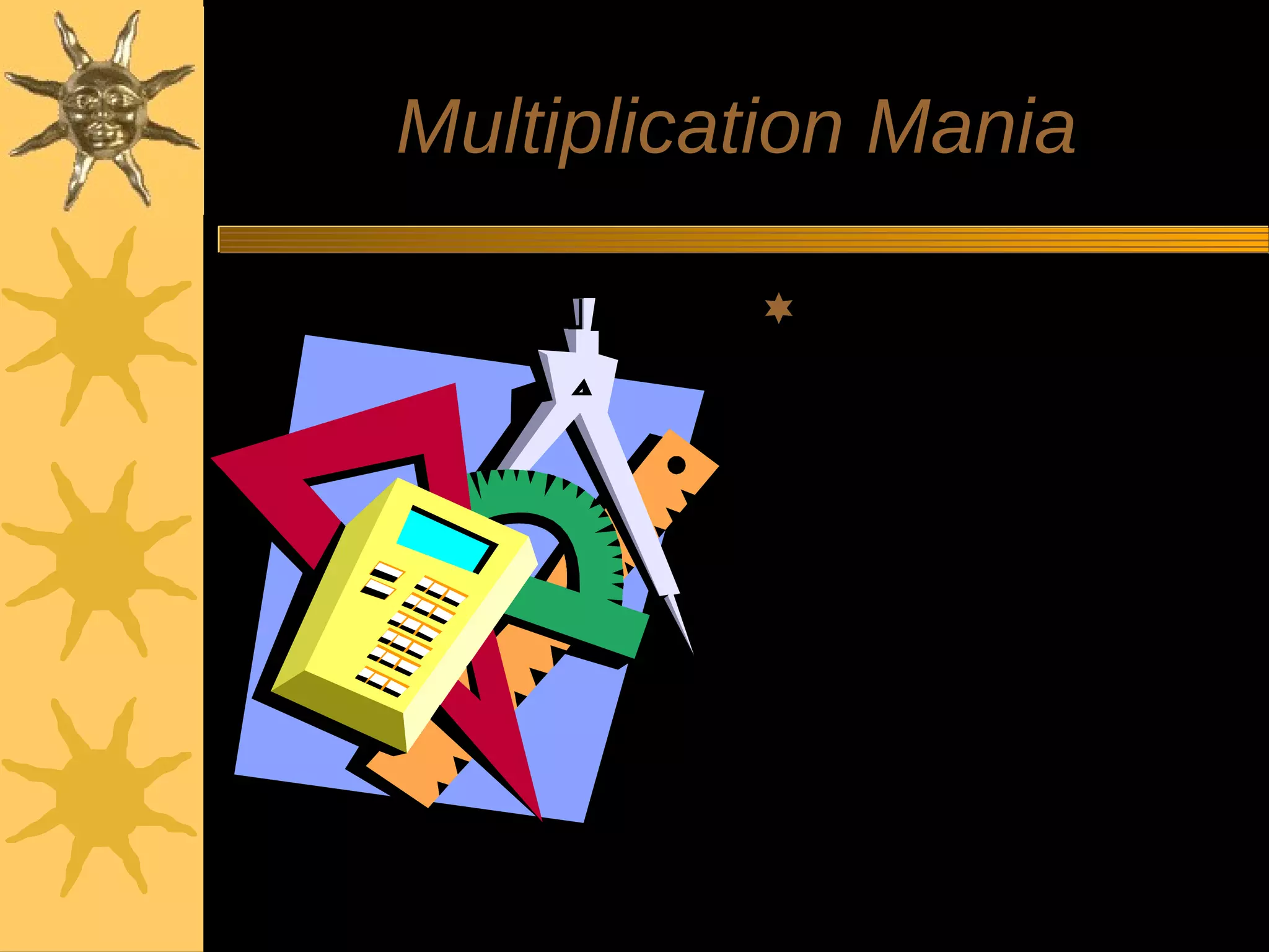 Multiplication mania (math) | PPT