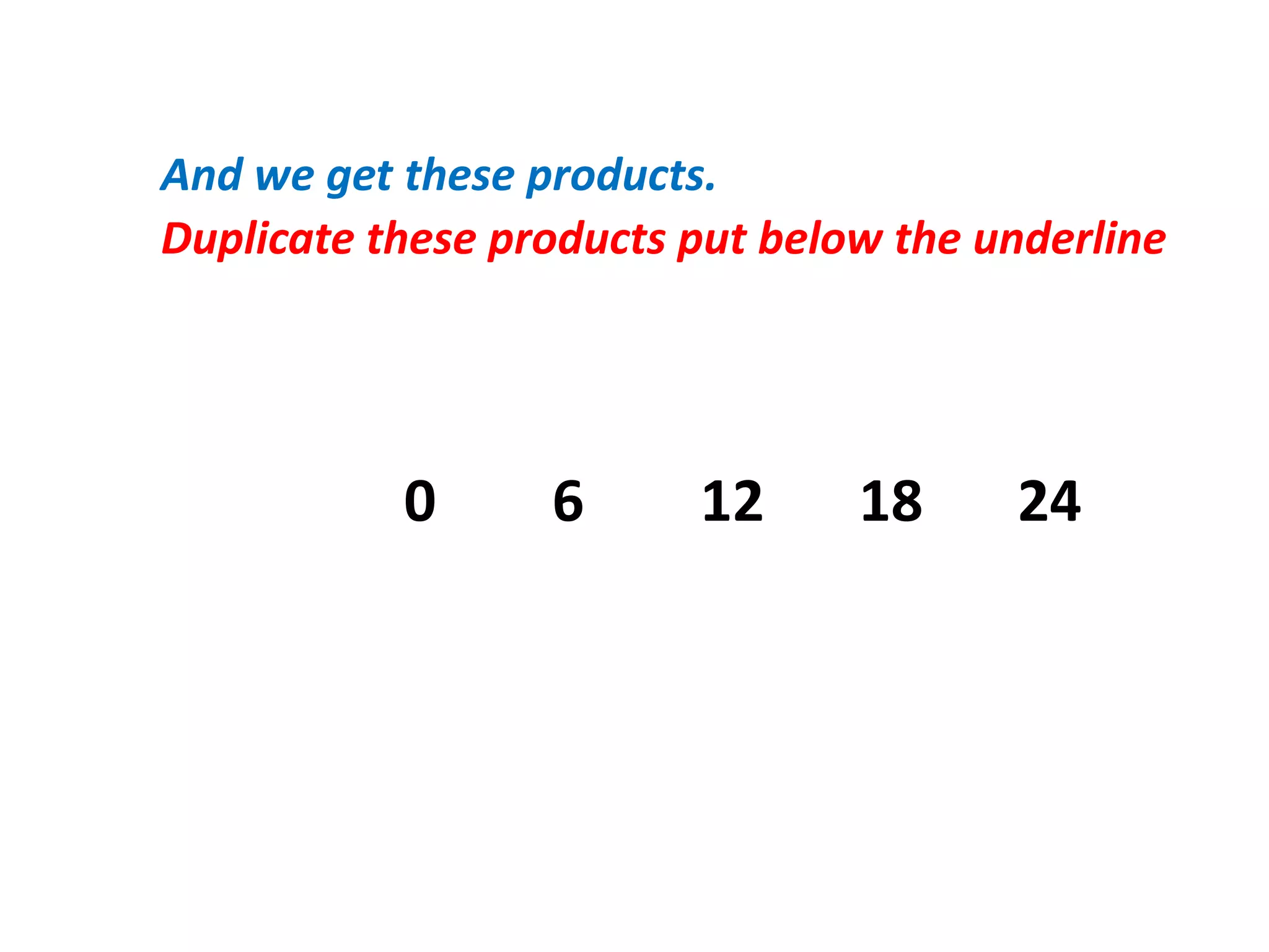 Multiplication of 6 repeating addition method | PPSX