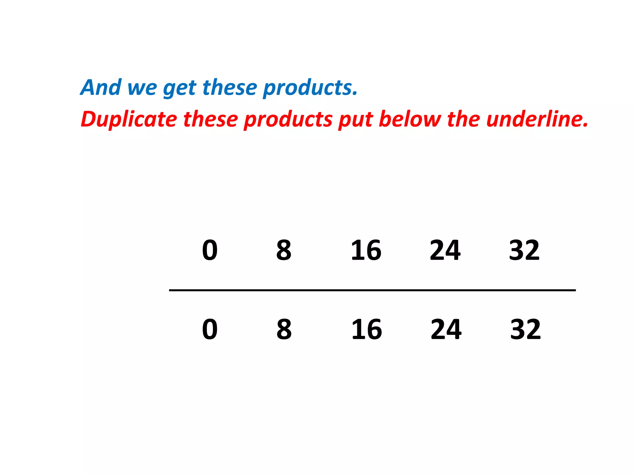 Multiplication of 8 repeating addition method | PPSX