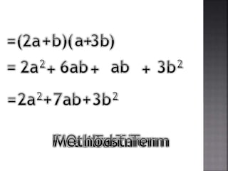 Multiplication of binomials | PPT