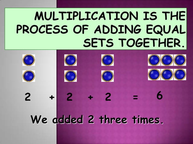 Repeated addition (Multiplication) | PPTX