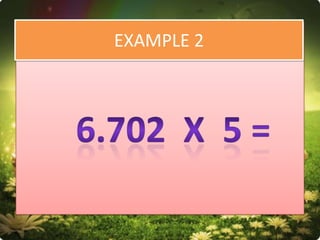 Multiplication of decimals | PPTX
