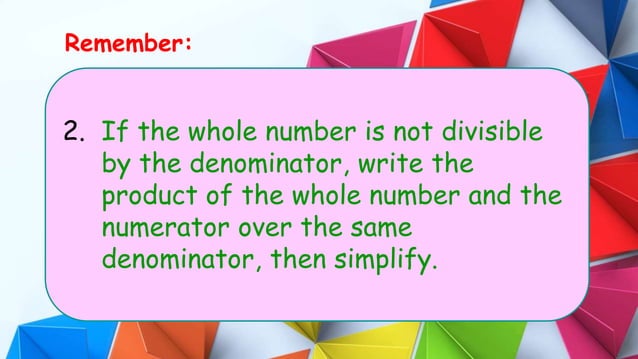 Multiplication of Fraction and whole numbers.pptx