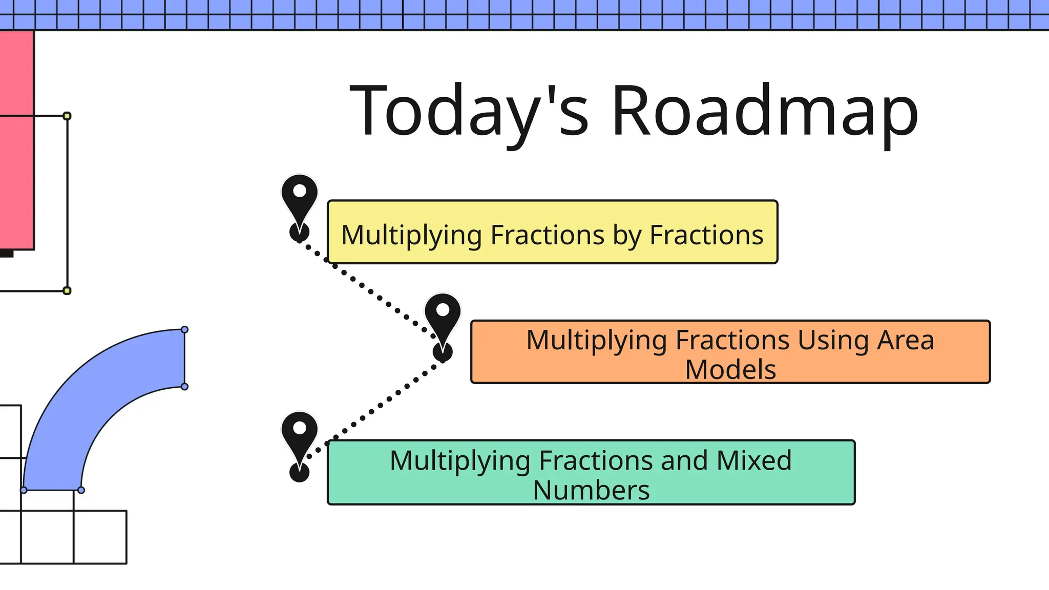 Multiplication of Fractions Education Presentation in White Purple ...