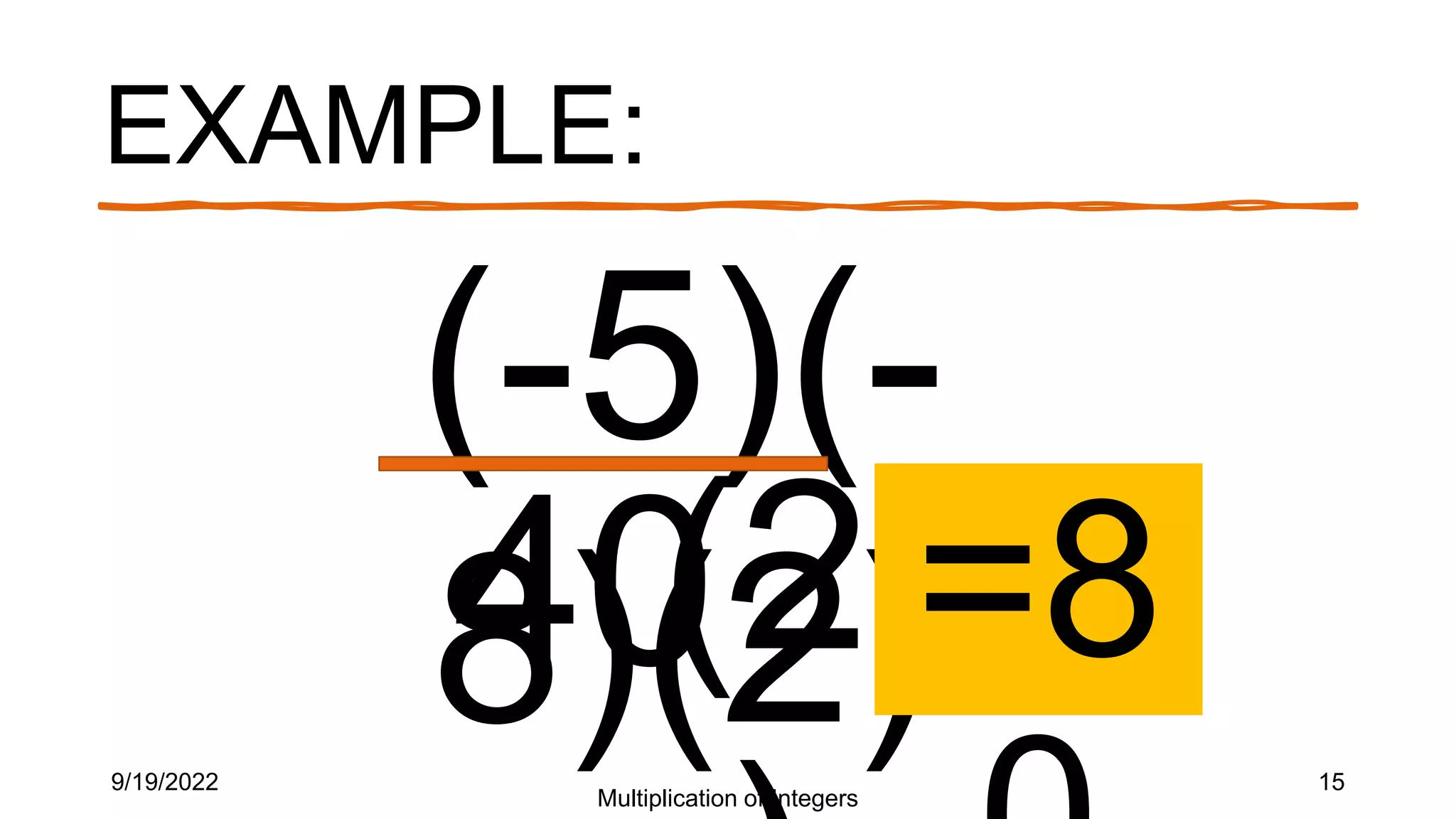 MULTIPLICATION OF INTEGERS -.pptx