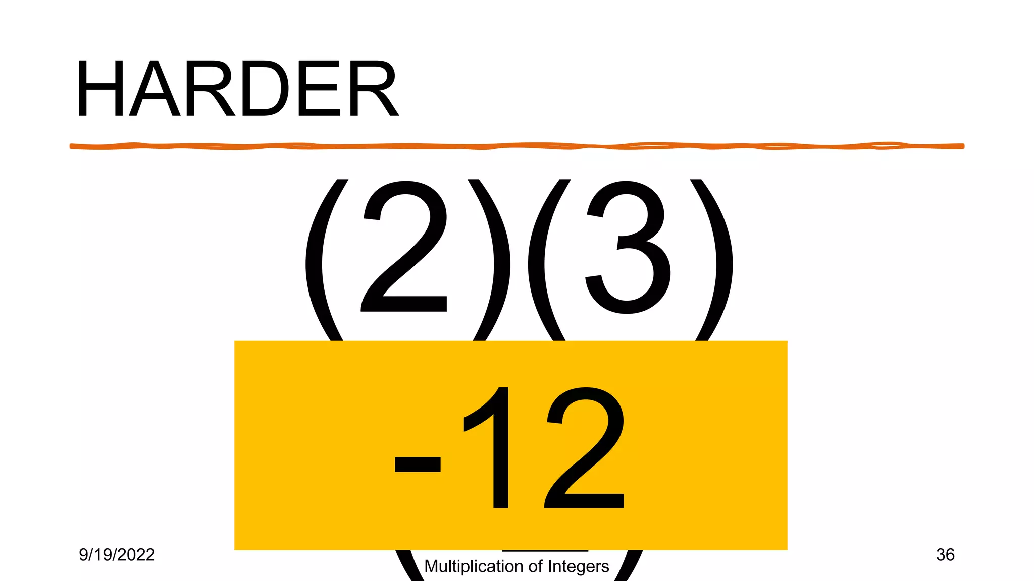 MULTIPLICATION OF INTEGERS -.pptx