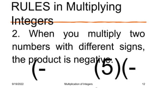 MULTIPLICATION OF INTEGERS -.pptx