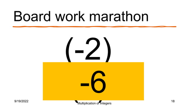 MULTIPLICATION OF INTEGERS -.pptx