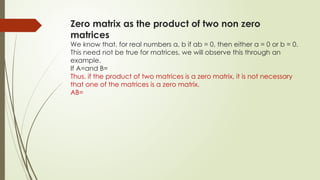 Multiplication of Matrices Praactice Problems problems .pptx