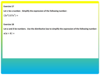 Multiplication of numbers in exponential form | PPTX