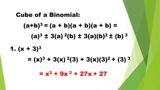 Multiplication of polynomials | PPTX