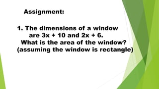 Multiplication of polynomials | PPTX